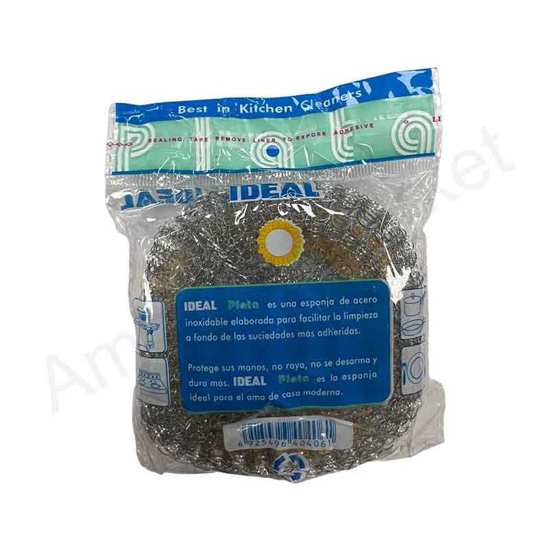 Burete din Metal Inox 20gr Ideal Plata | ambalajmarket.md